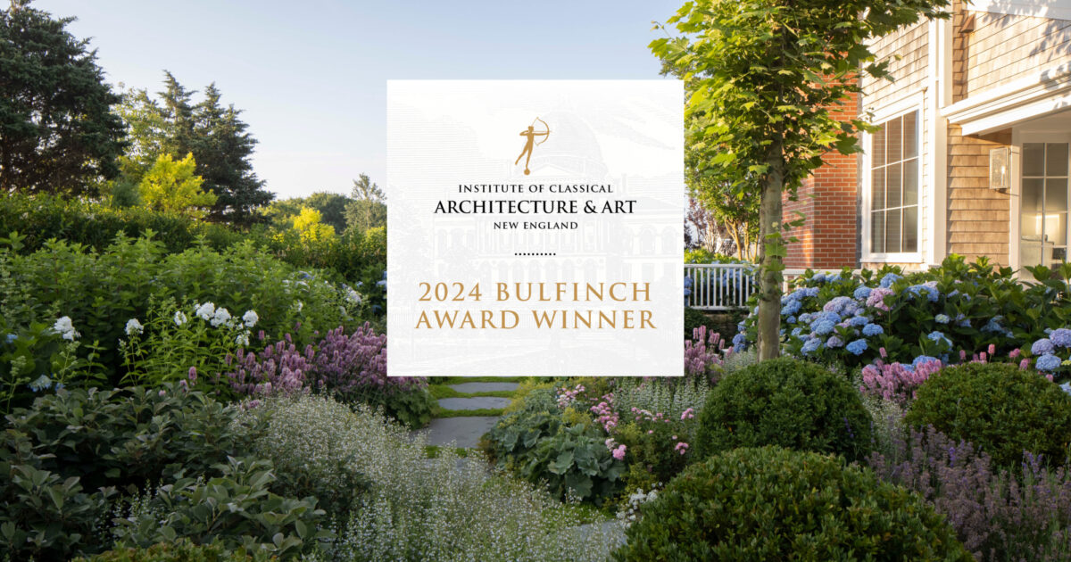 Hoerr Schaudt | Nostalgic Nantucket Escape Wins 2024 ICAA Bulfinch…